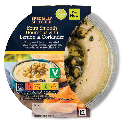 Lemon & Coriander Topped Houmous | ALDI UK